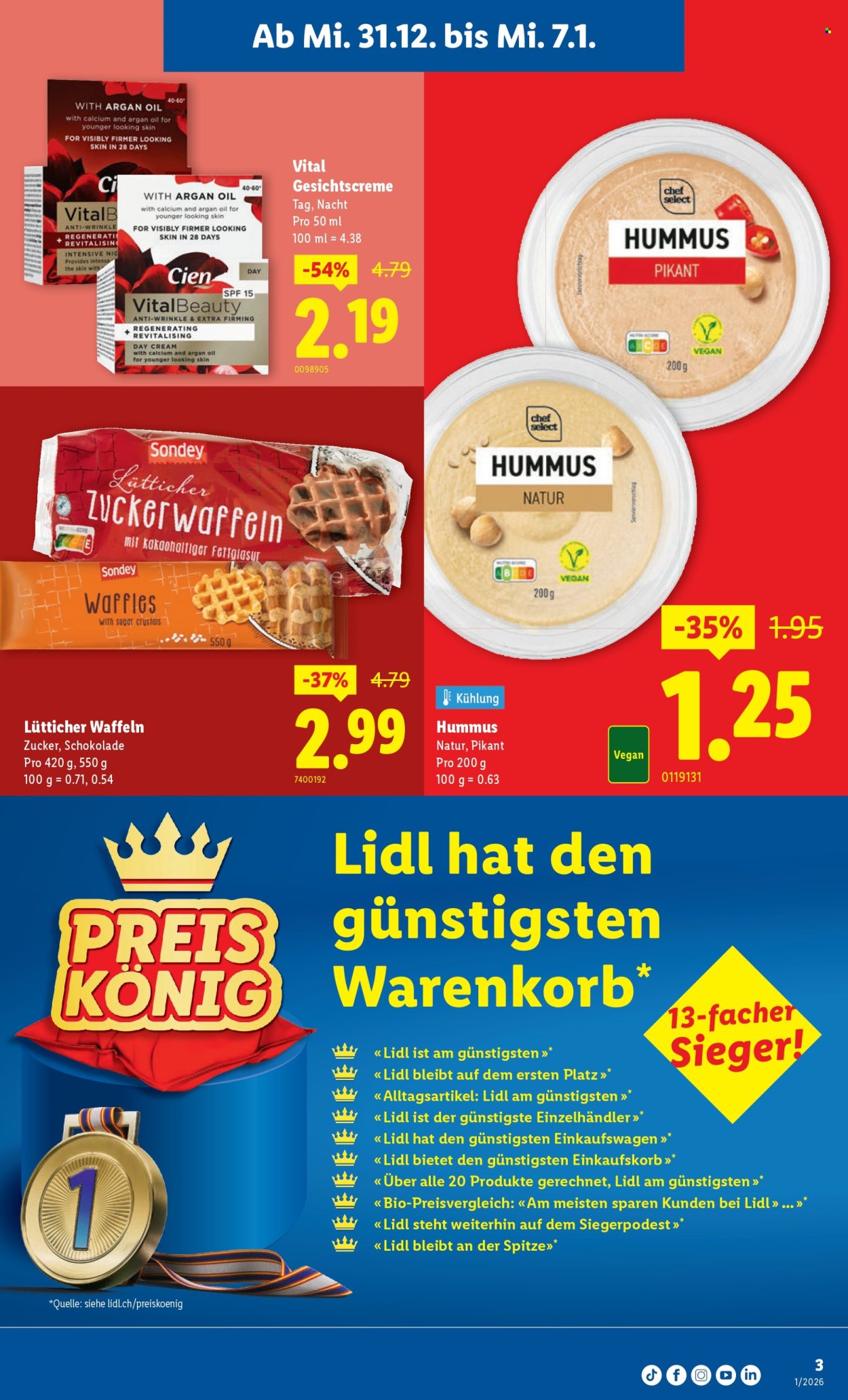LIDL catalogue • Neueröffnung Lidl Bremgarten • Du 31 décembre 2025